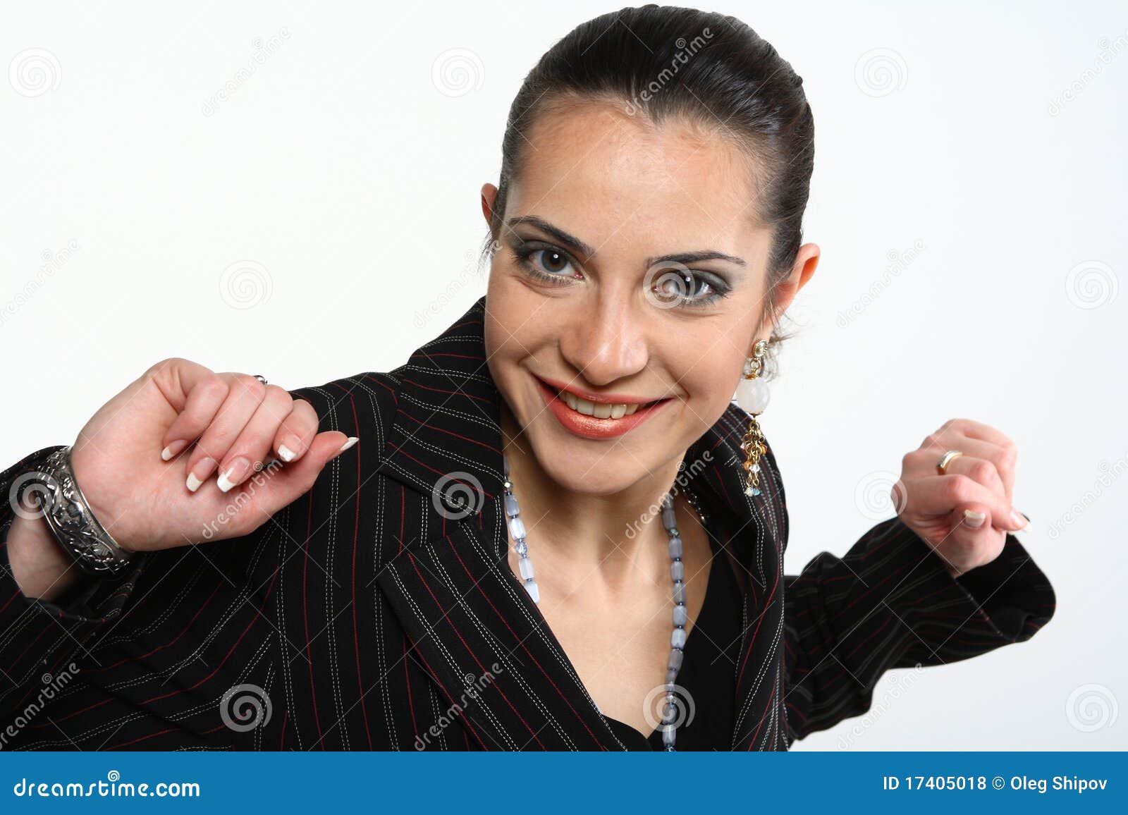 Freundliche Frau stockfoto. Bild von sinnlichkeit, haut - 17405018