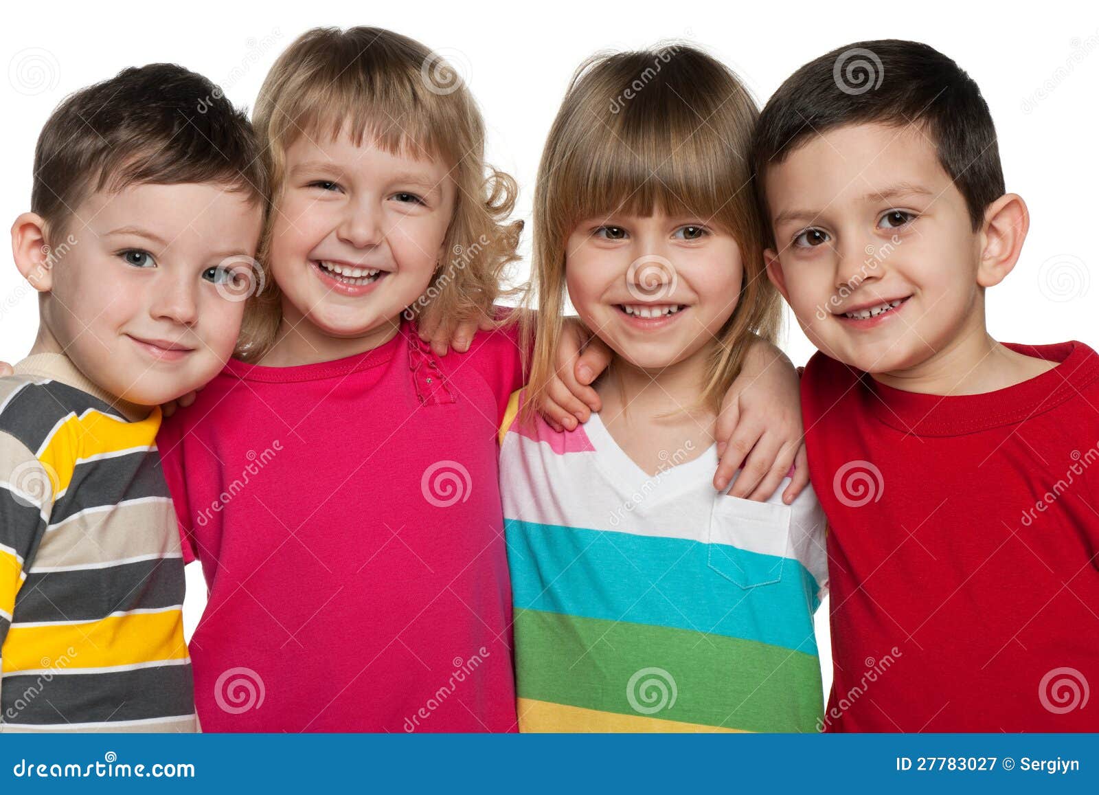 Freundliche Kinder stockbild. Bild von person, freude - 27783027