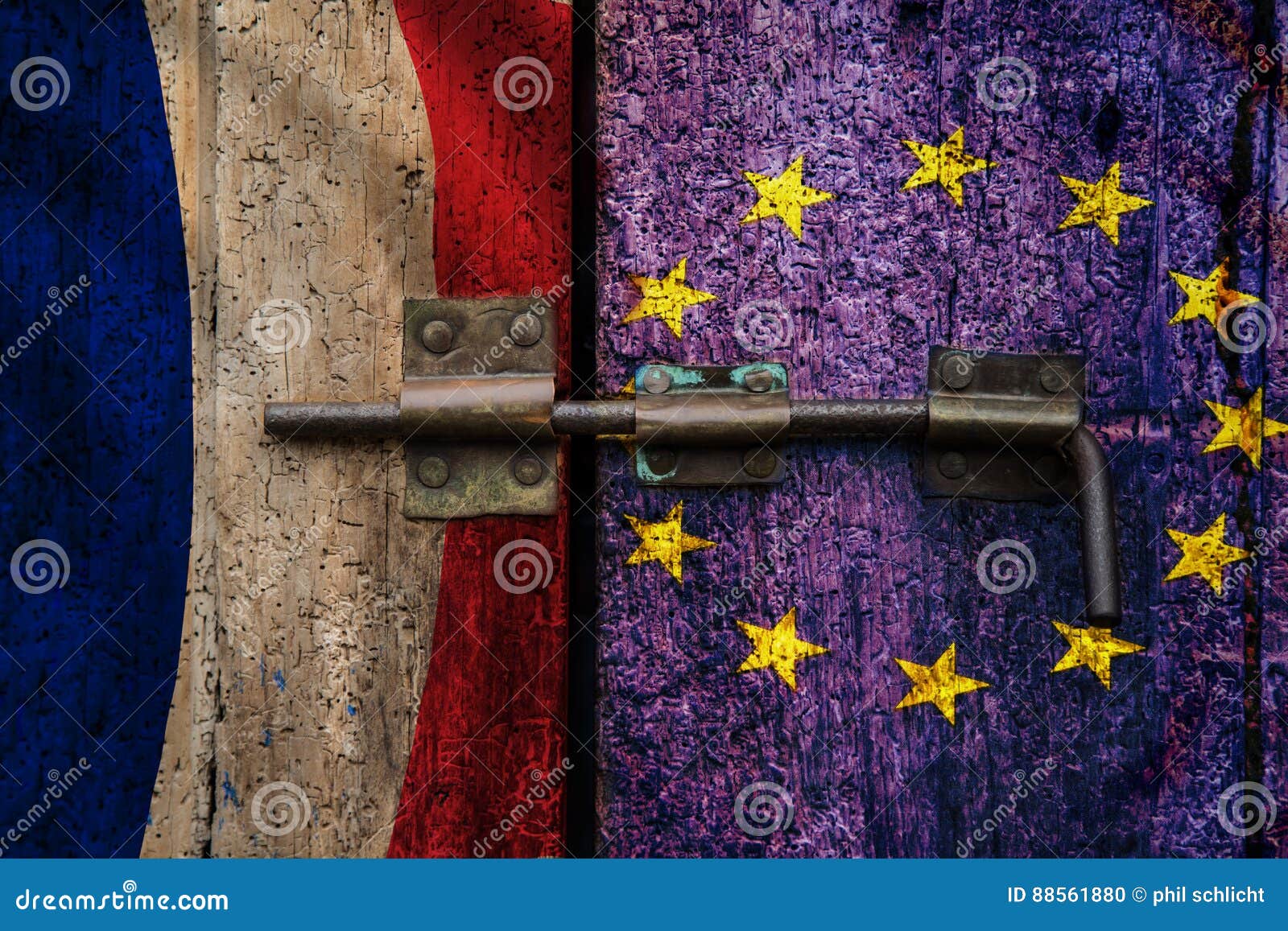 Frexit French EU Exit French Flag Stock Photo - Image of door, europe ...