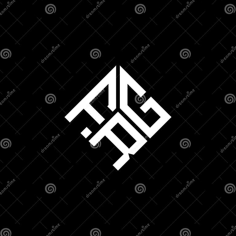 FRG Letter Logo Design on Black Background. FRG Creative Initials ...