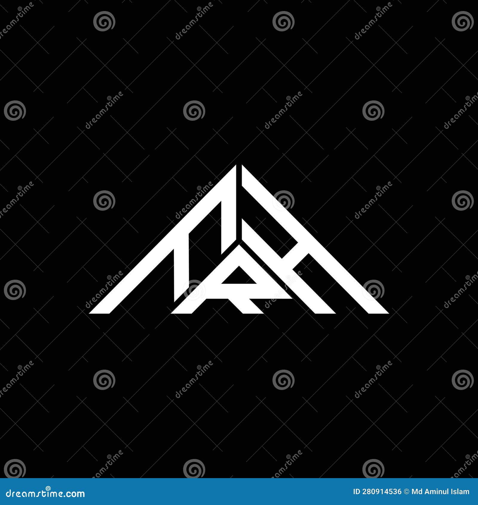 FRH Letter Logo Creative Design with Vector Graphic, FRH Simple and ...