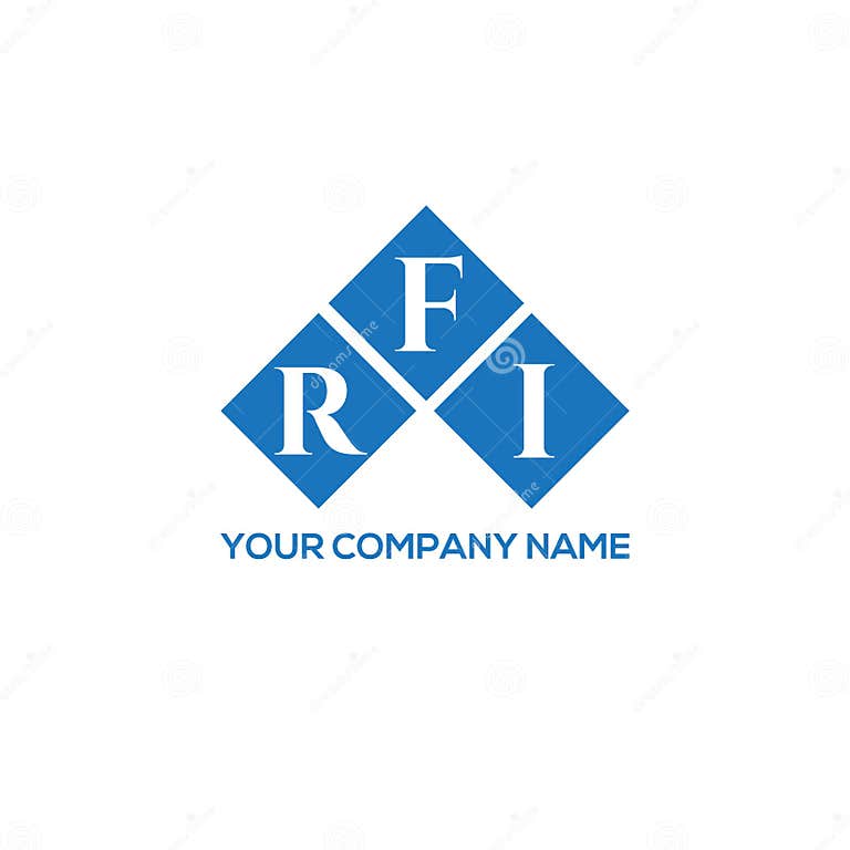FRI Letter Logo Design on WHITE Background. FRI Creative Initials ...