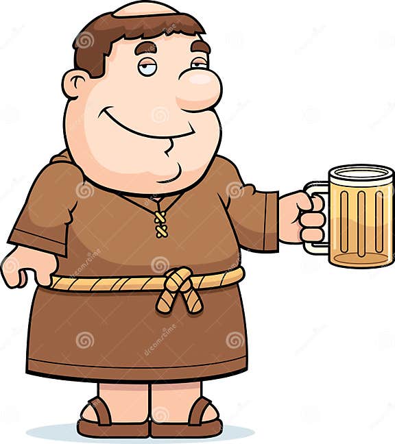 Friar Beer stock vector. Illustration of beer, smiling - 11987440