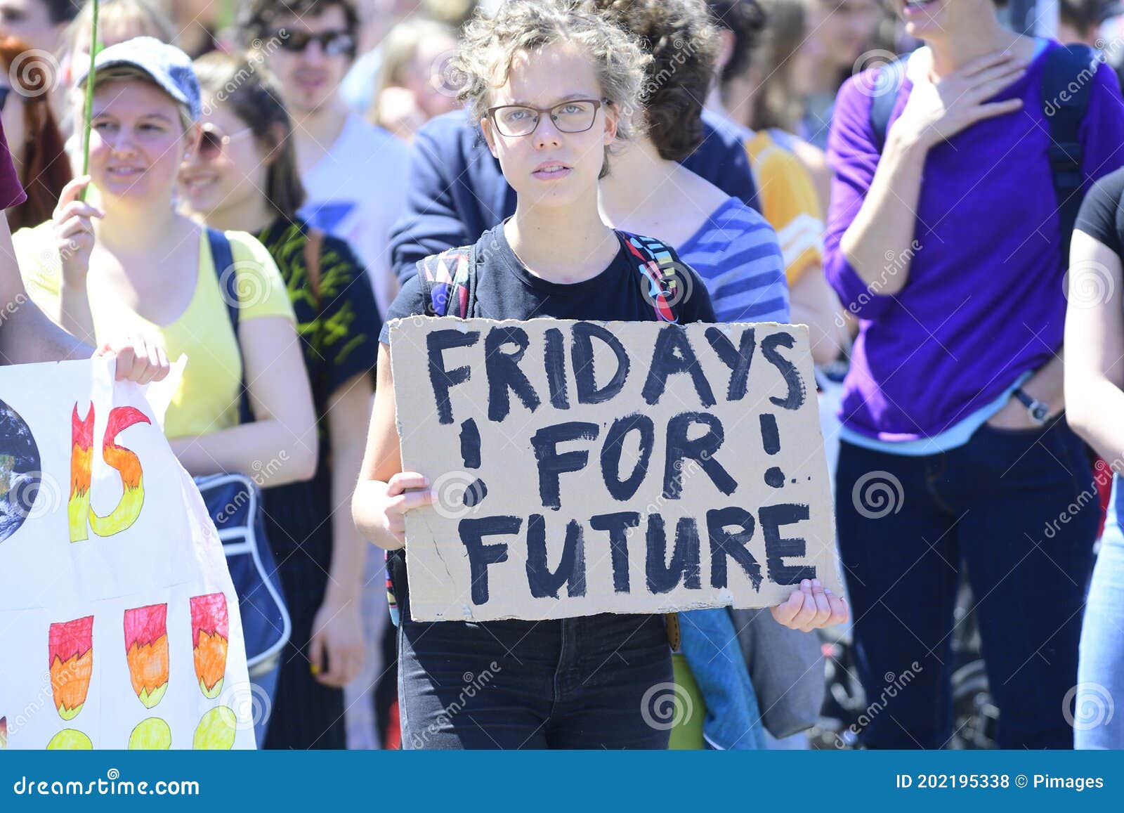 Friday for Future Demonstration in Vienna Editorial Stock Photo - Image ...
