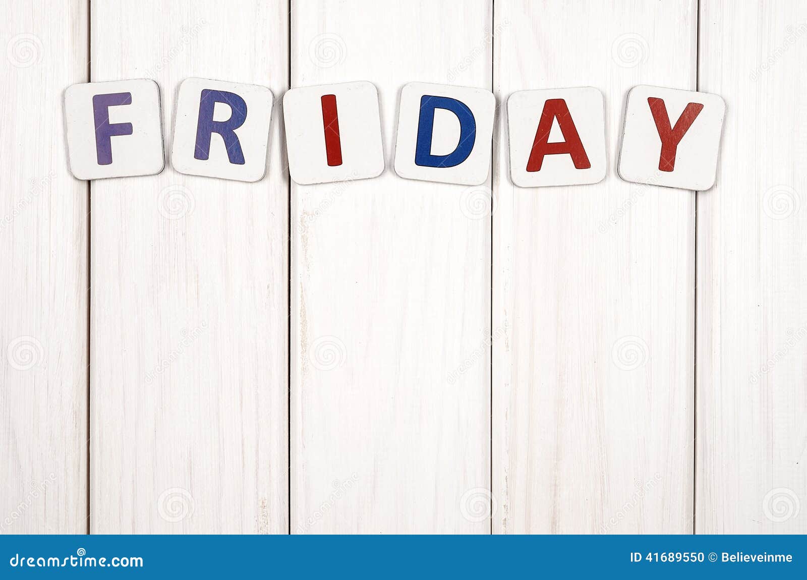 Friday stock photo. Image of inscription, word, text - 41689550
