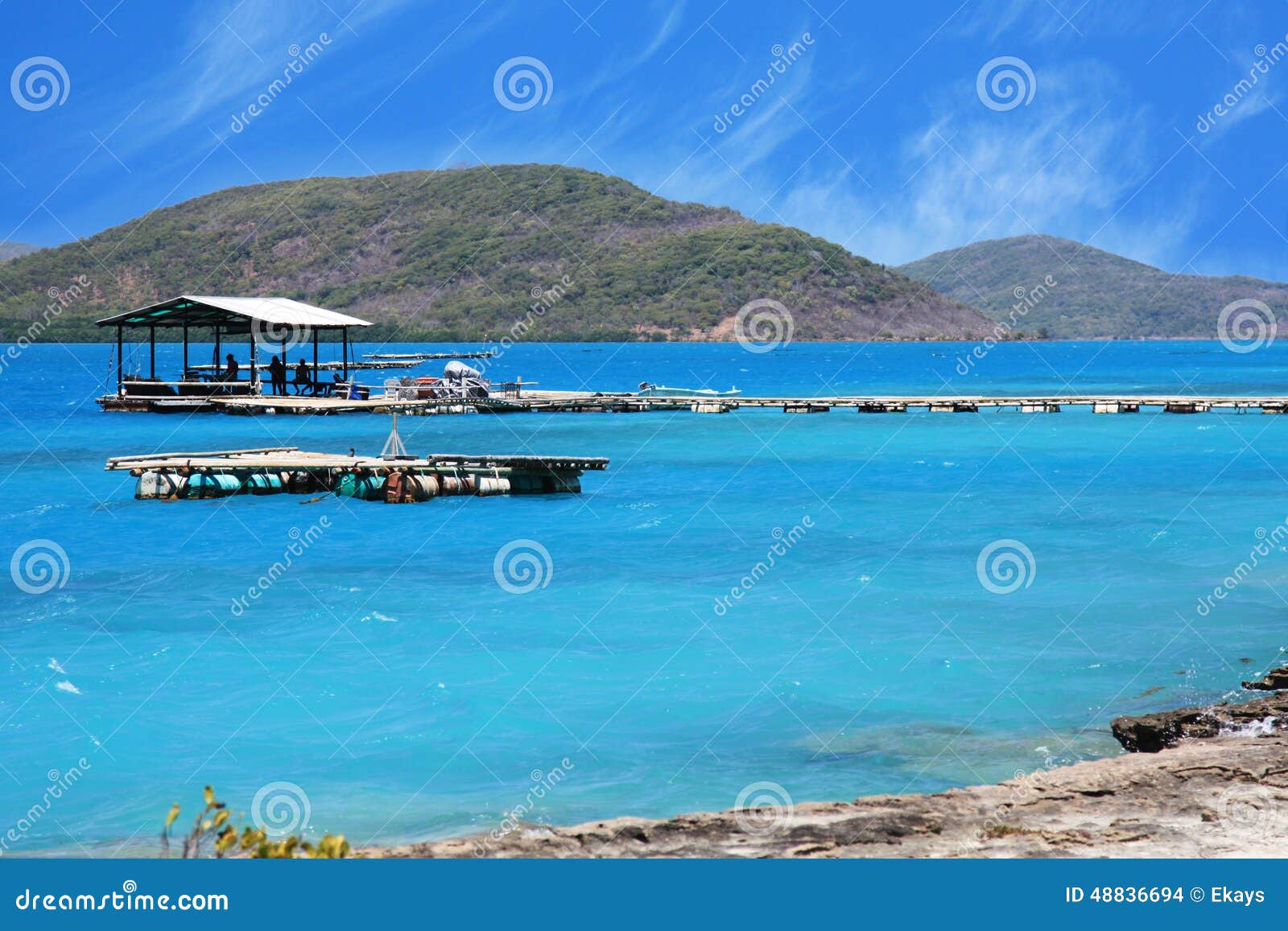 Friday Island Torres Strait. Pearl Farm Stock Photo - Image of ...