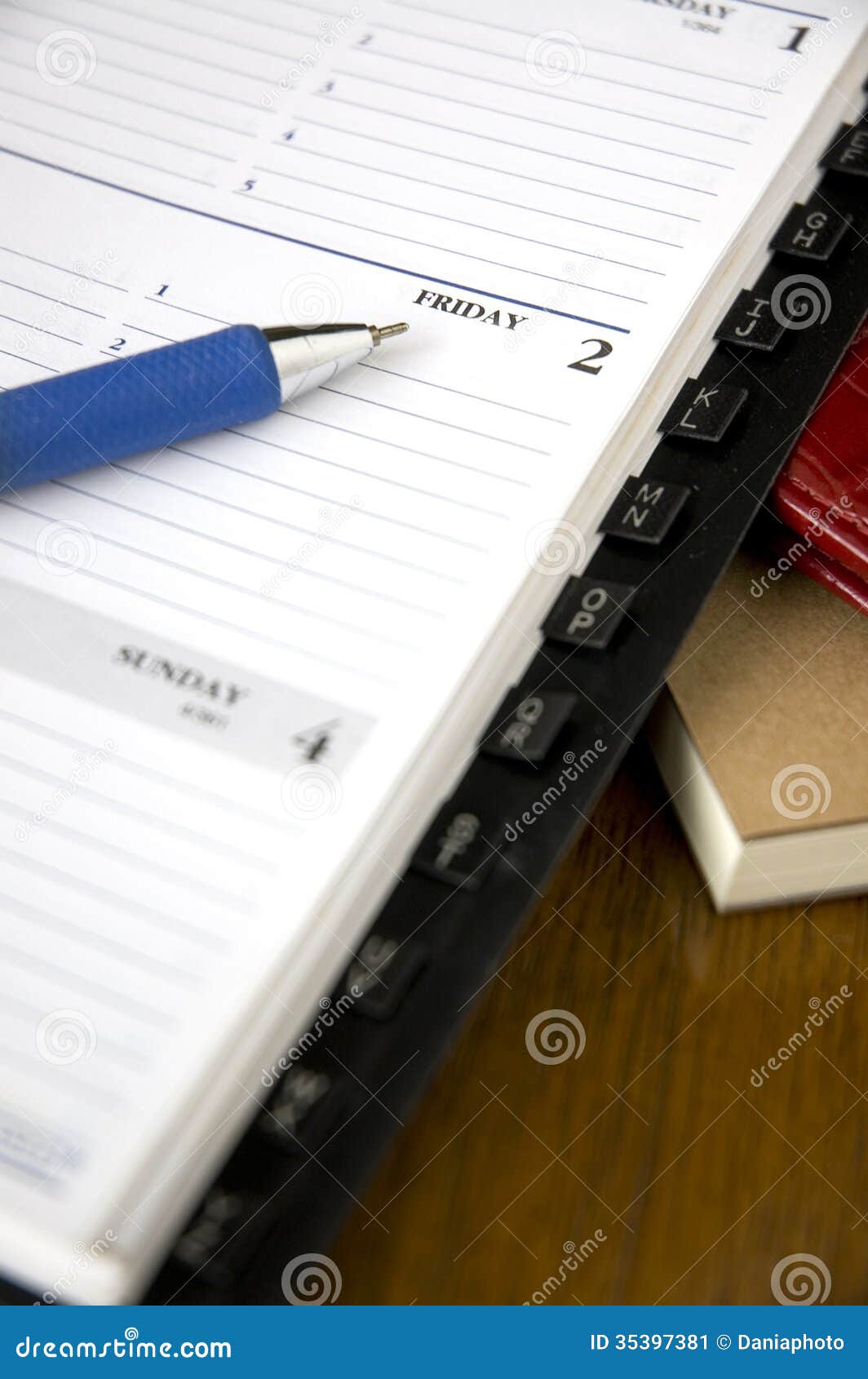 Friday on planner stock image. Image of point, text, diary - 35397381