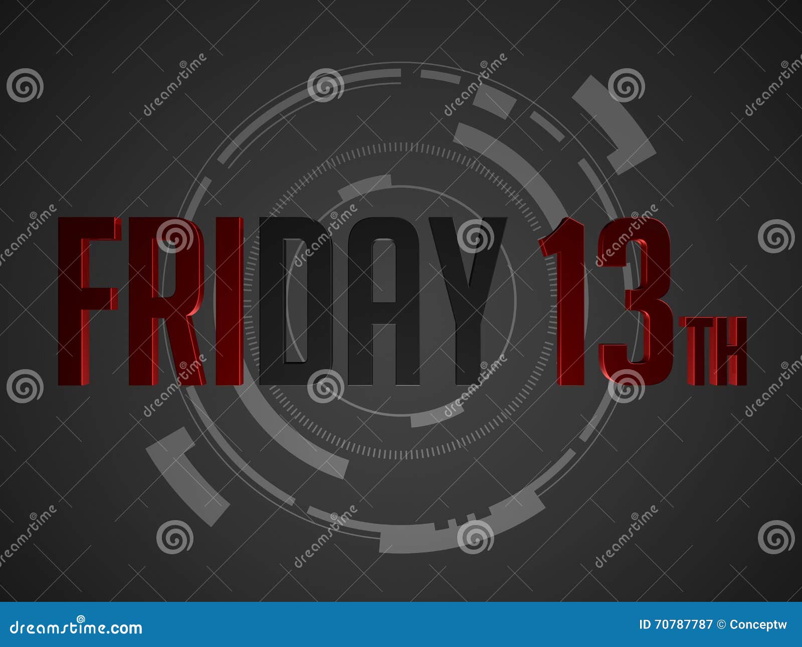 Friday The 13th Handwriting Lettering. Illustration Royalty-Free Stock ...