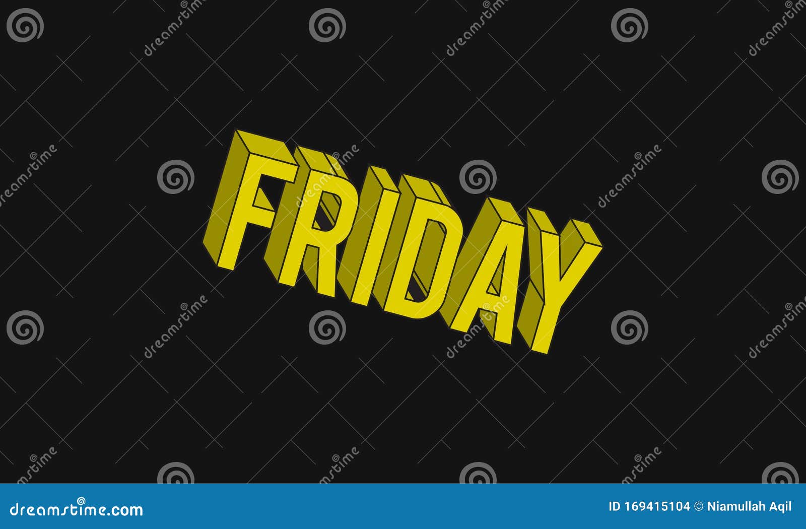 FRIDAY vector art stock vector. Illustration of friday - 169415104
