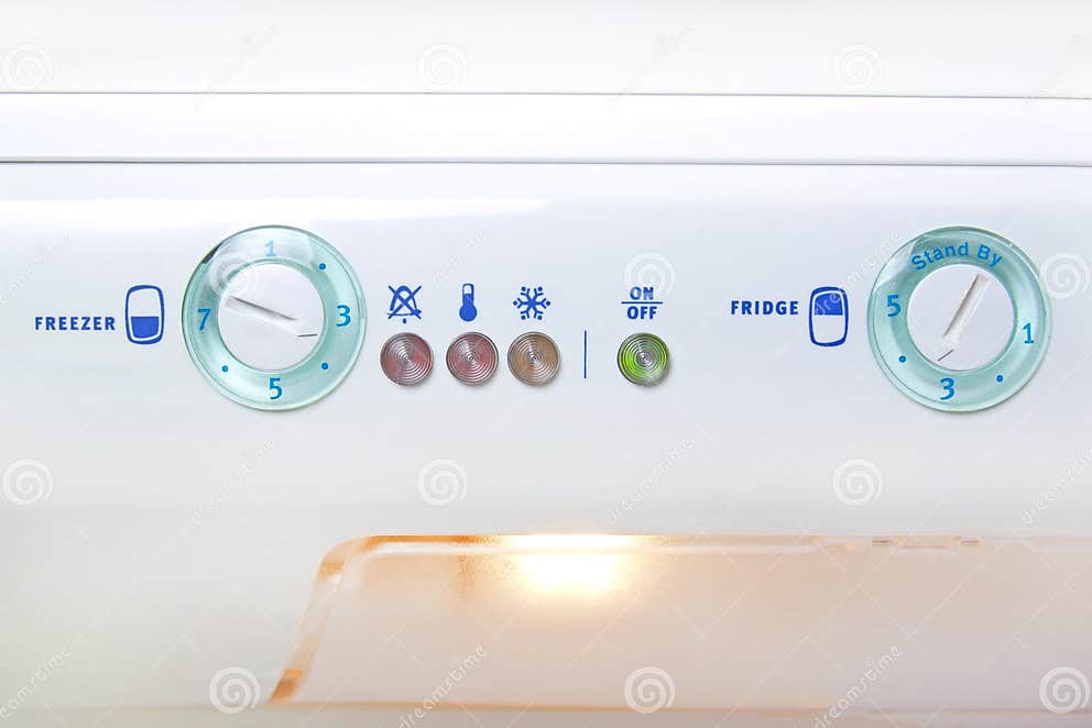 Fridge stock photo. Image of buttons, closeup, modern - 24070964