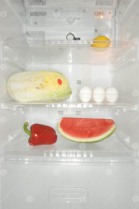 Fridge contents stock image. Image of fruits, food, healthy - 6691873