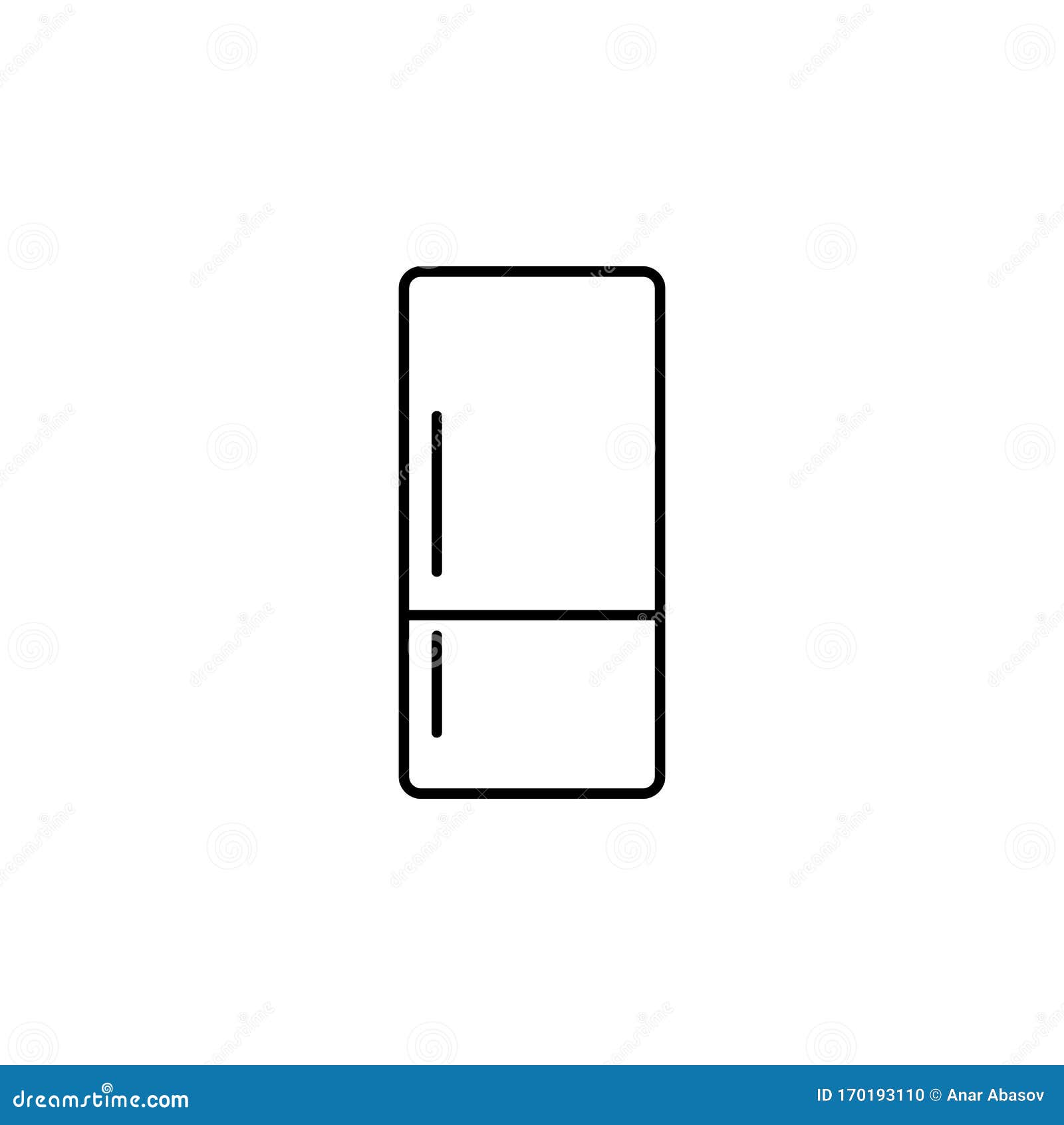 Fridge Icon. Element of Simple Web Icon with Name for Mobile Concept ...