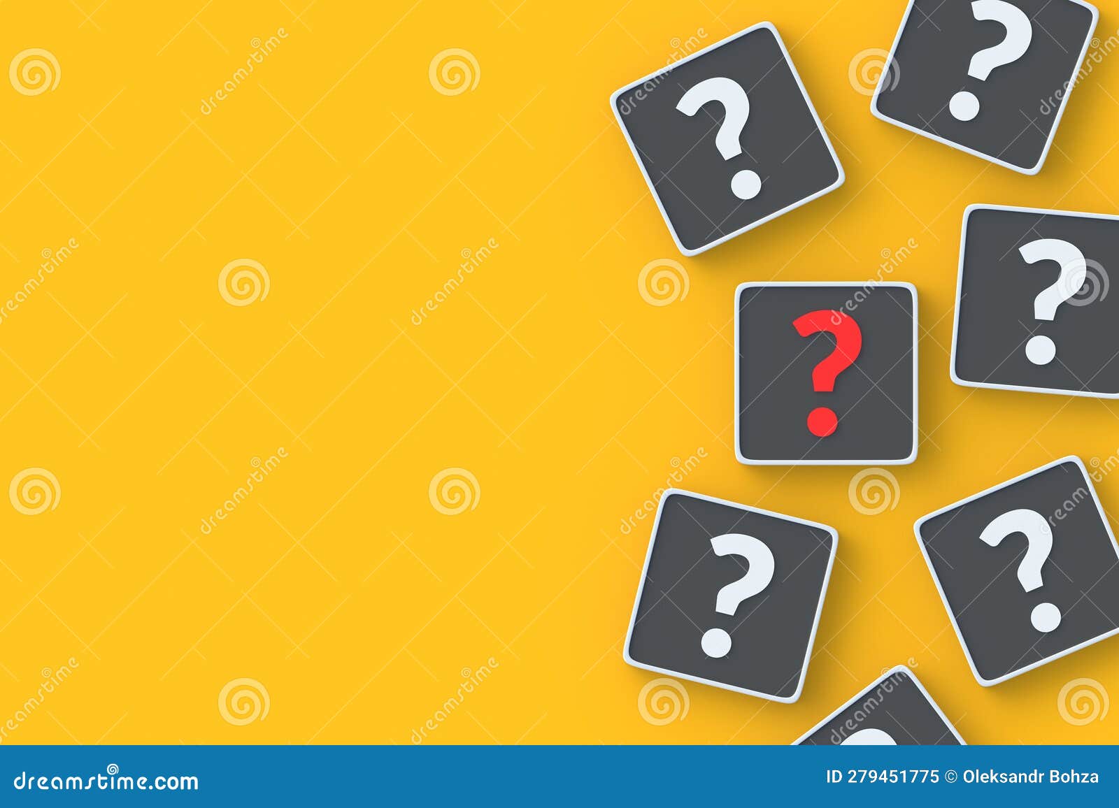 Fridge Magnet with Question Symbols. Correct Answer. Incorrect Question ...