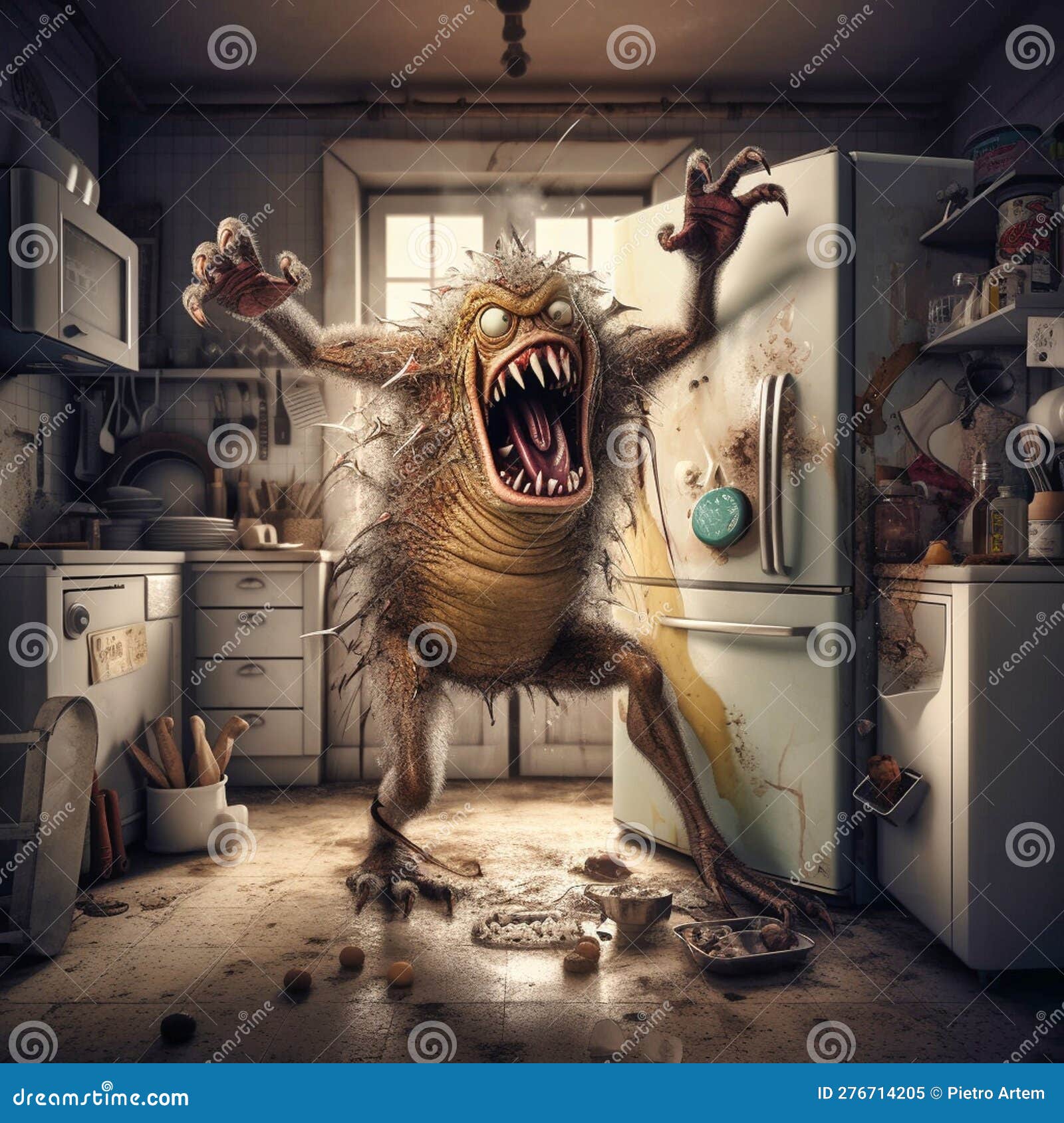 Fridge Monster Vector. Cartoon Character | CartoonDealer.com #248025679