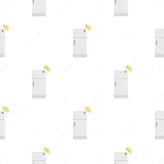 Fridge pattern seamless stock vector. Illustration of eating - 108554379
