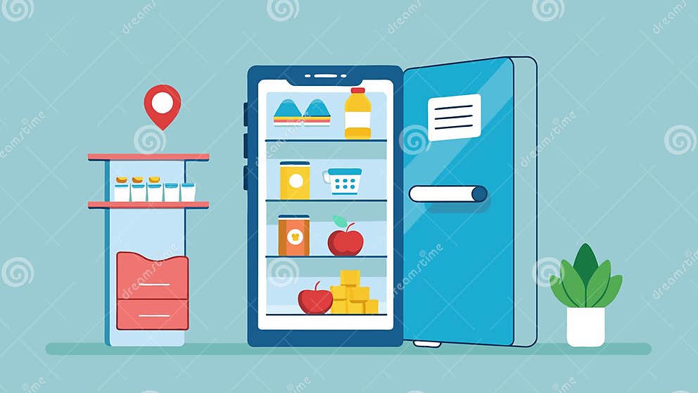 The Fridge Sends a Notification To Restock Certain Items that are ...