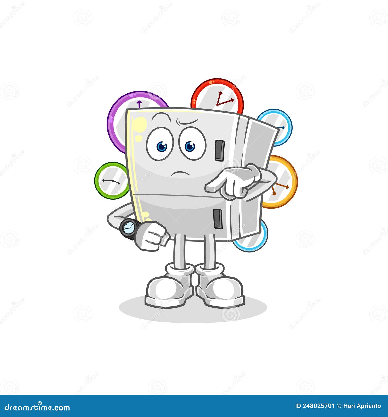 Wristwatch Cartoon Big Vector Bundle. Digital Analog Modern Classic ...