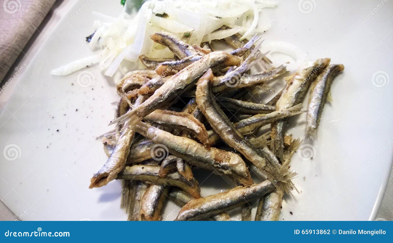 Fried alices stock photo. Image of cetara, italy, dish - 65913862