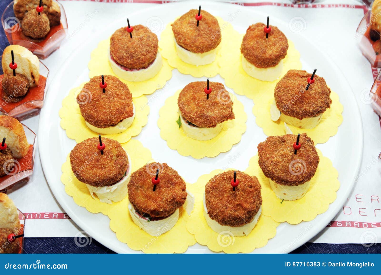 Fried aperitif stock image. Image of balls, game, happy - 87716383