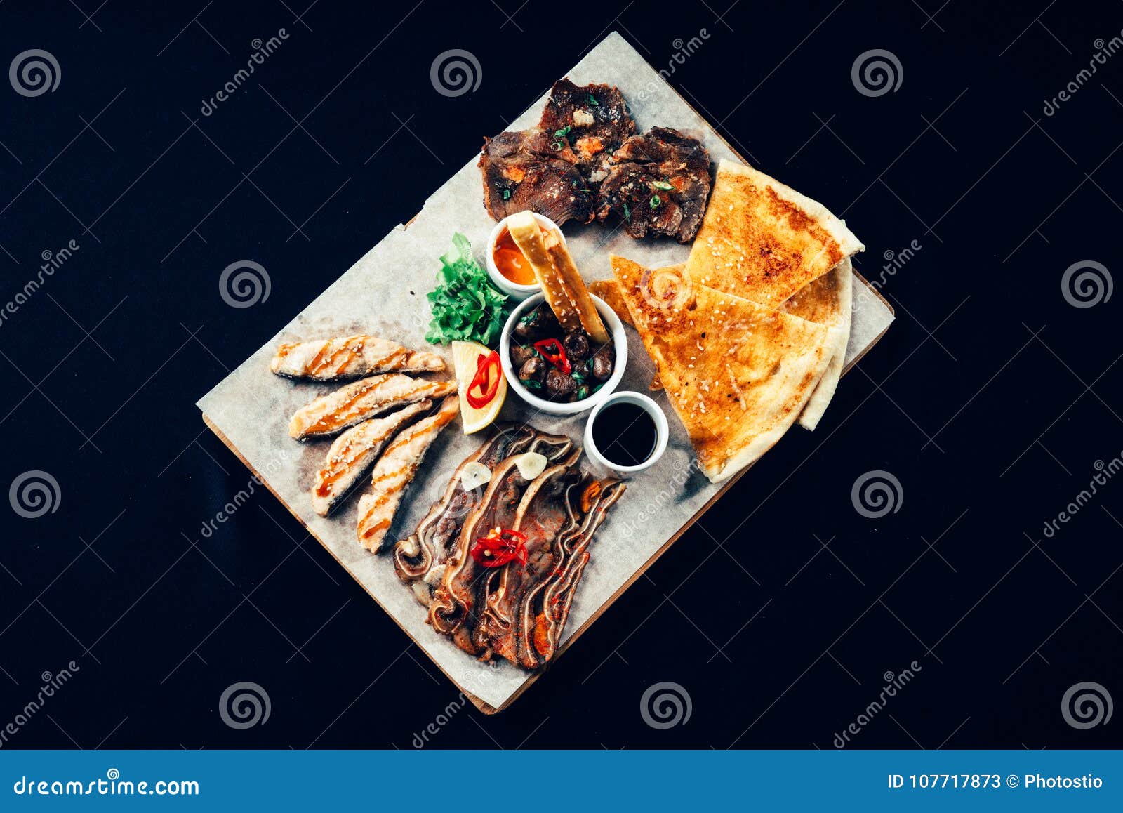 Appetizer beer set stock image. Image of group, dish - 107717873