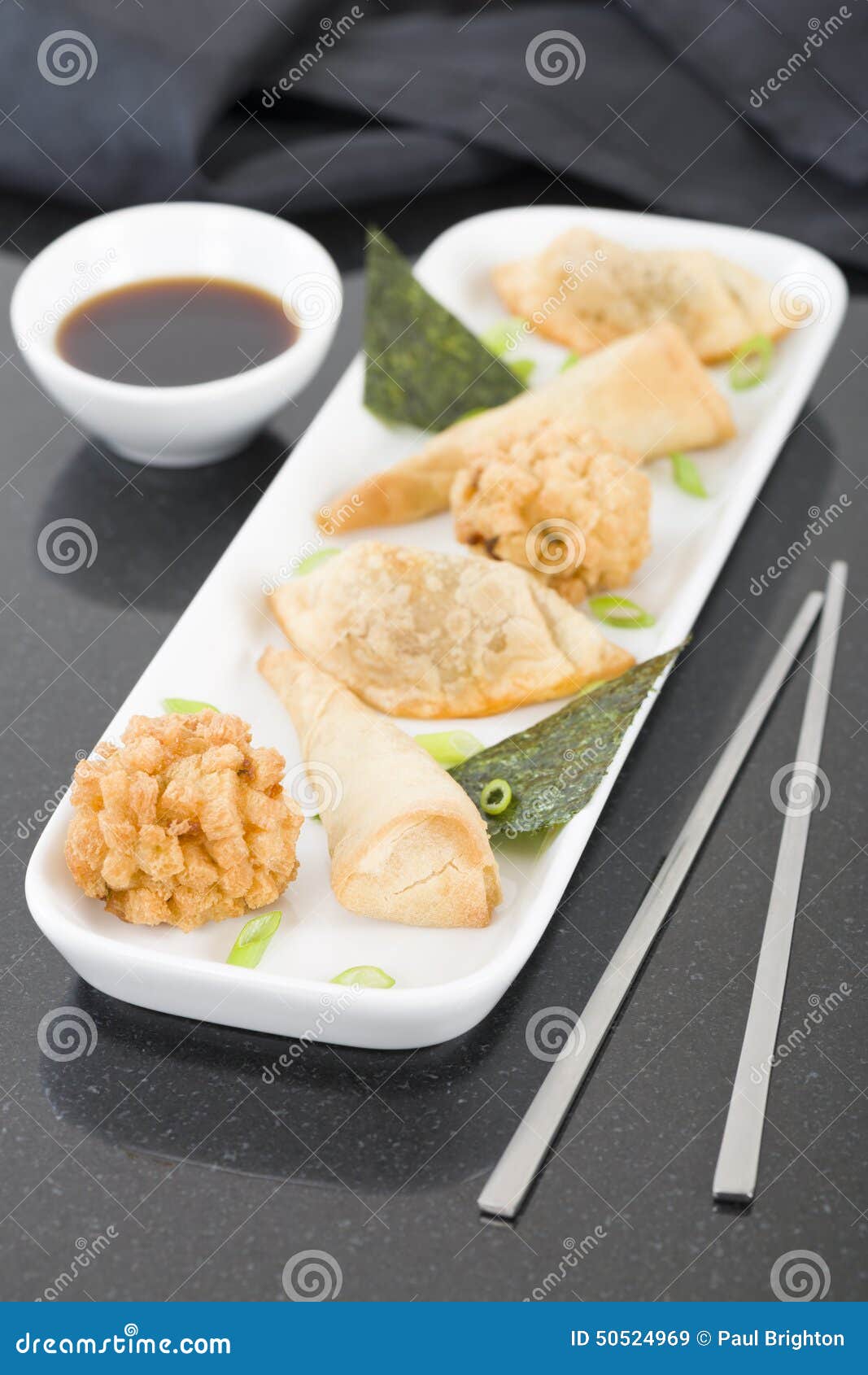 Fried Asian Snacks stock image. Image of pasty, meat - 50524969
