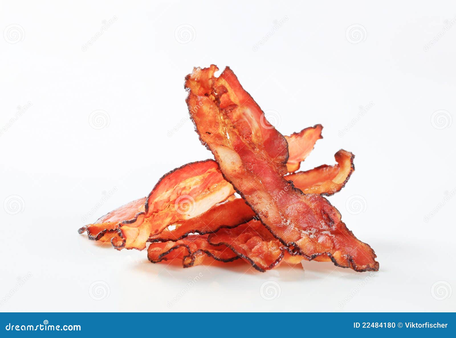 Fried bacon strips stock photo. Image of streaky, cured - 22484180