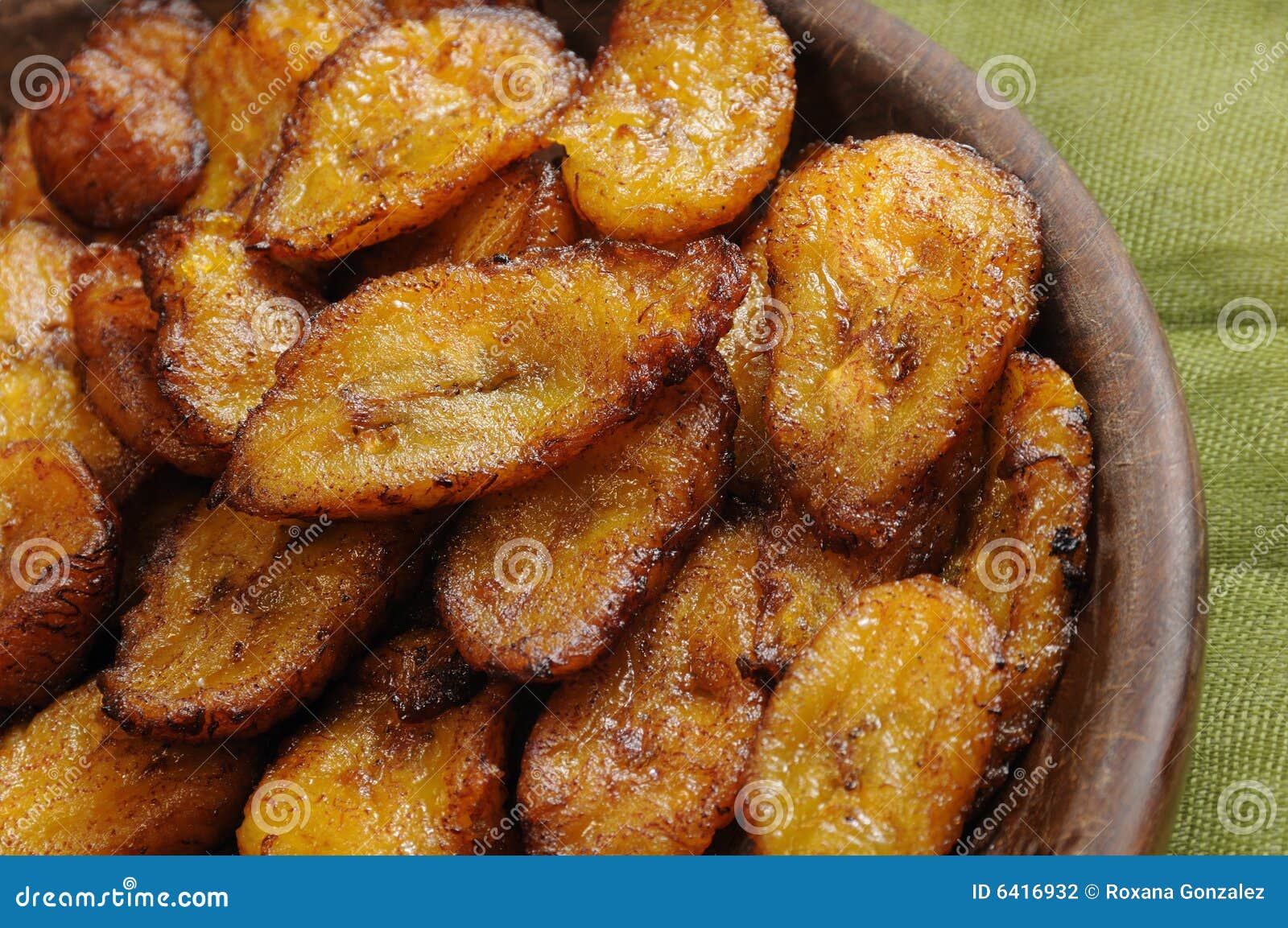 Fried bananas dish stock photo. Image of cuban, diet, plate - 6416932