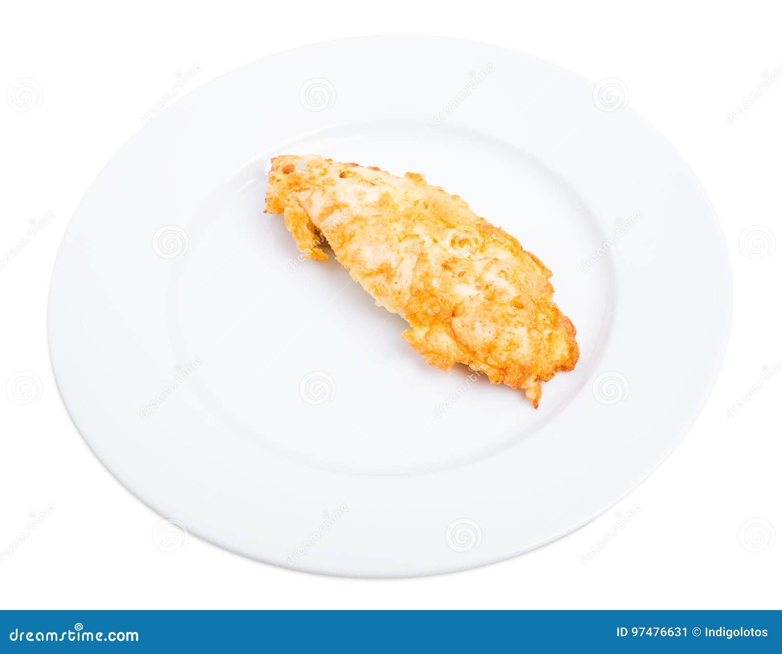 Fried Battered Chicken Fillet. Stock Image - Image of tasty, fillet ...