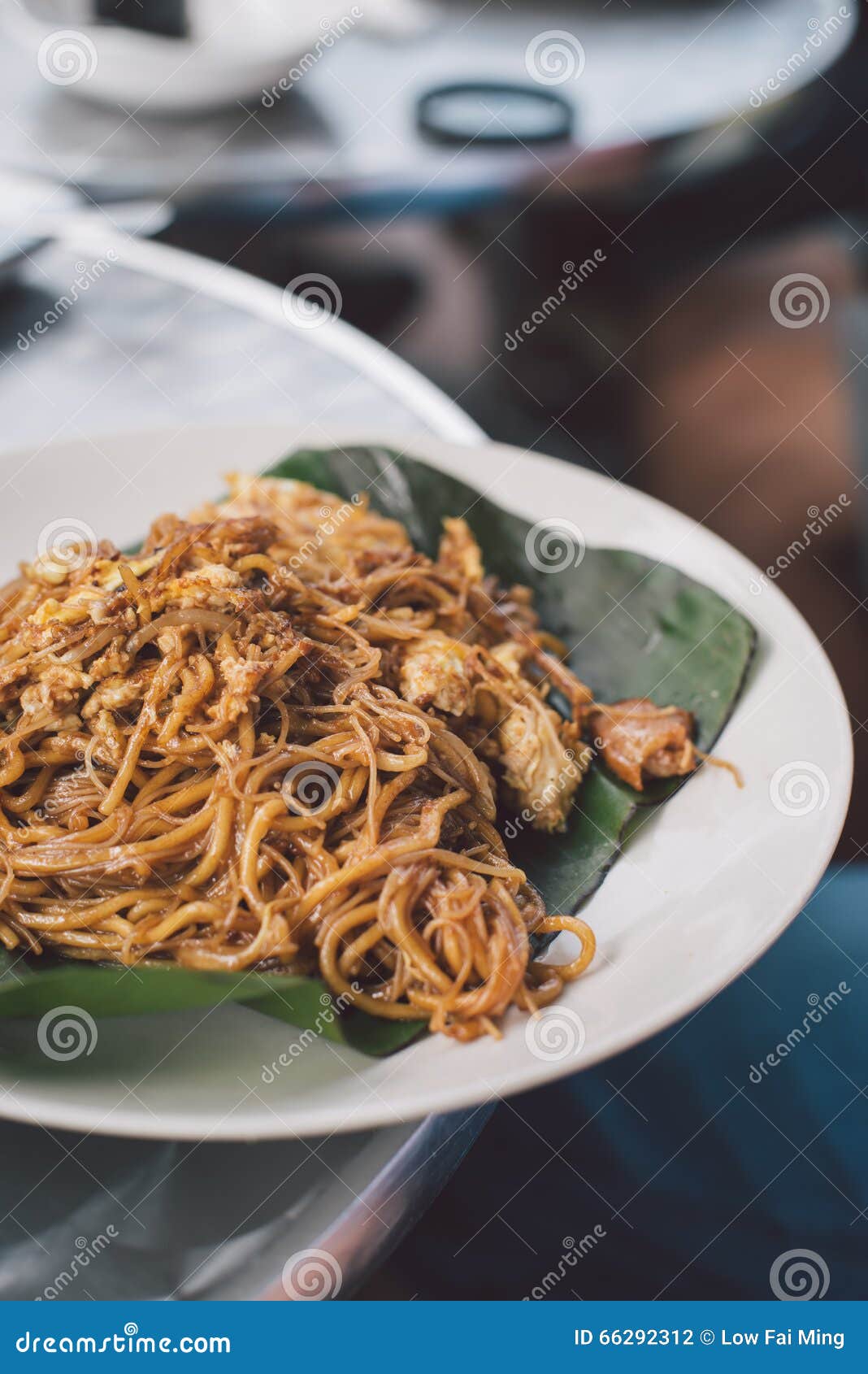 Fried bee hoon stock photo. Image of asia, plate, asian - 66292312