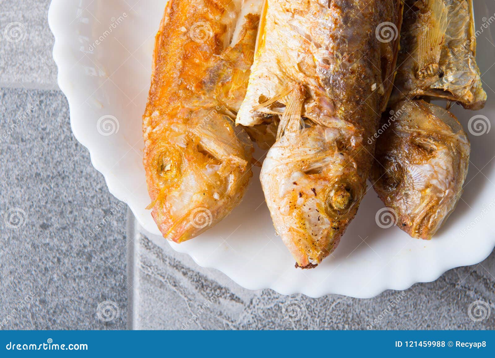 Fried bisugo stock photo. Image of cooking, restaurant - 121459988