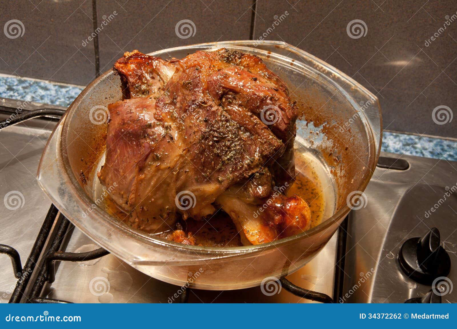 Fried brawn stock photo. Image of barbecued, food, cooking - 34372262