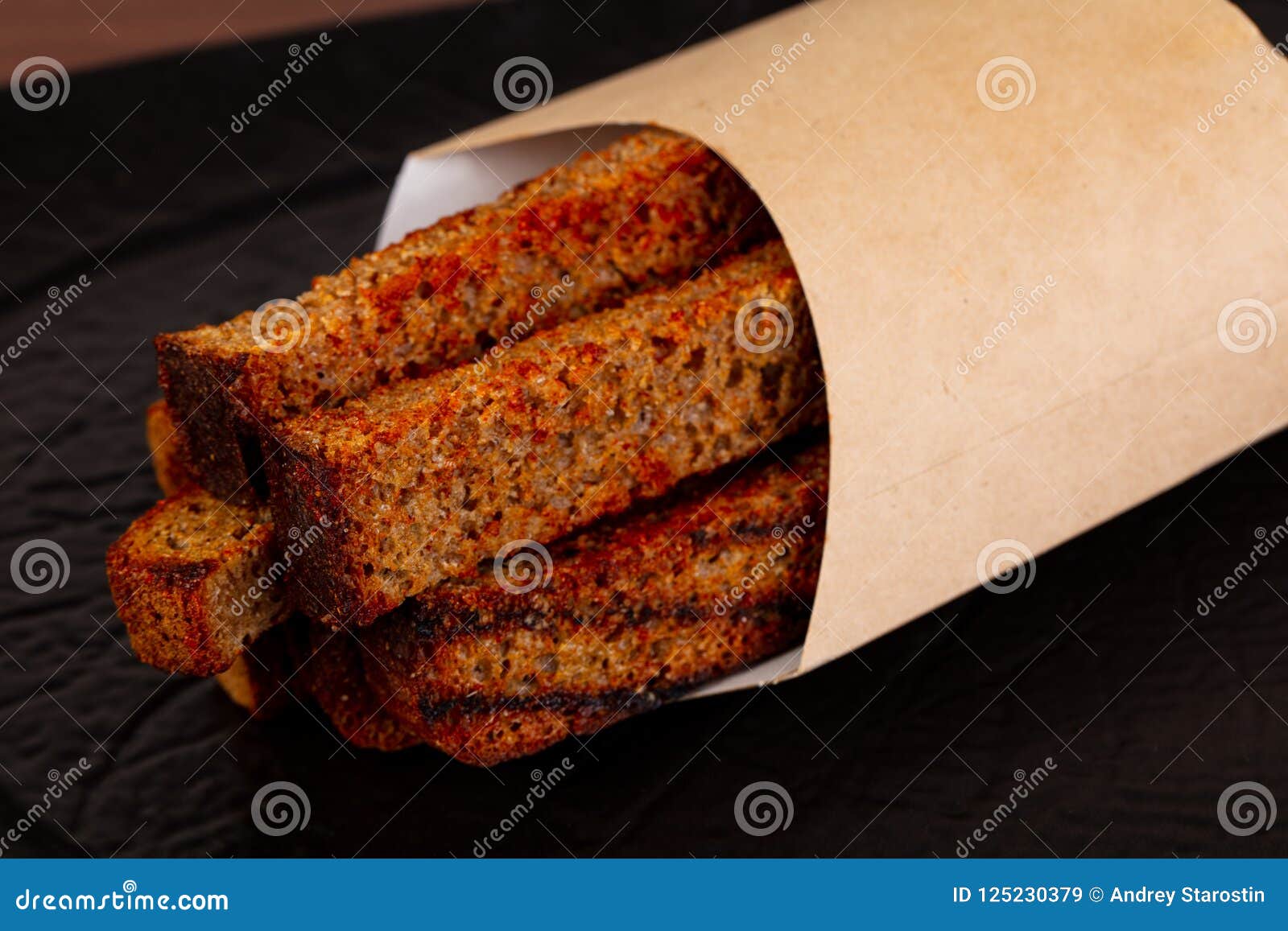Fried bread garlic sticks stock image. Image of crisp - 125230379