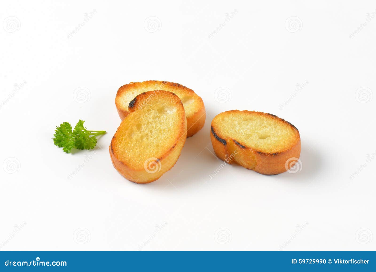 Fried bread slices stock photo. Image of bread, shot - 59729990