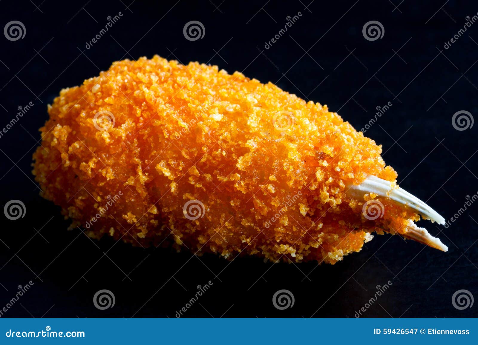 Fried Breaded Surimi Crab Claws. Stock Image - Image of seafood ...