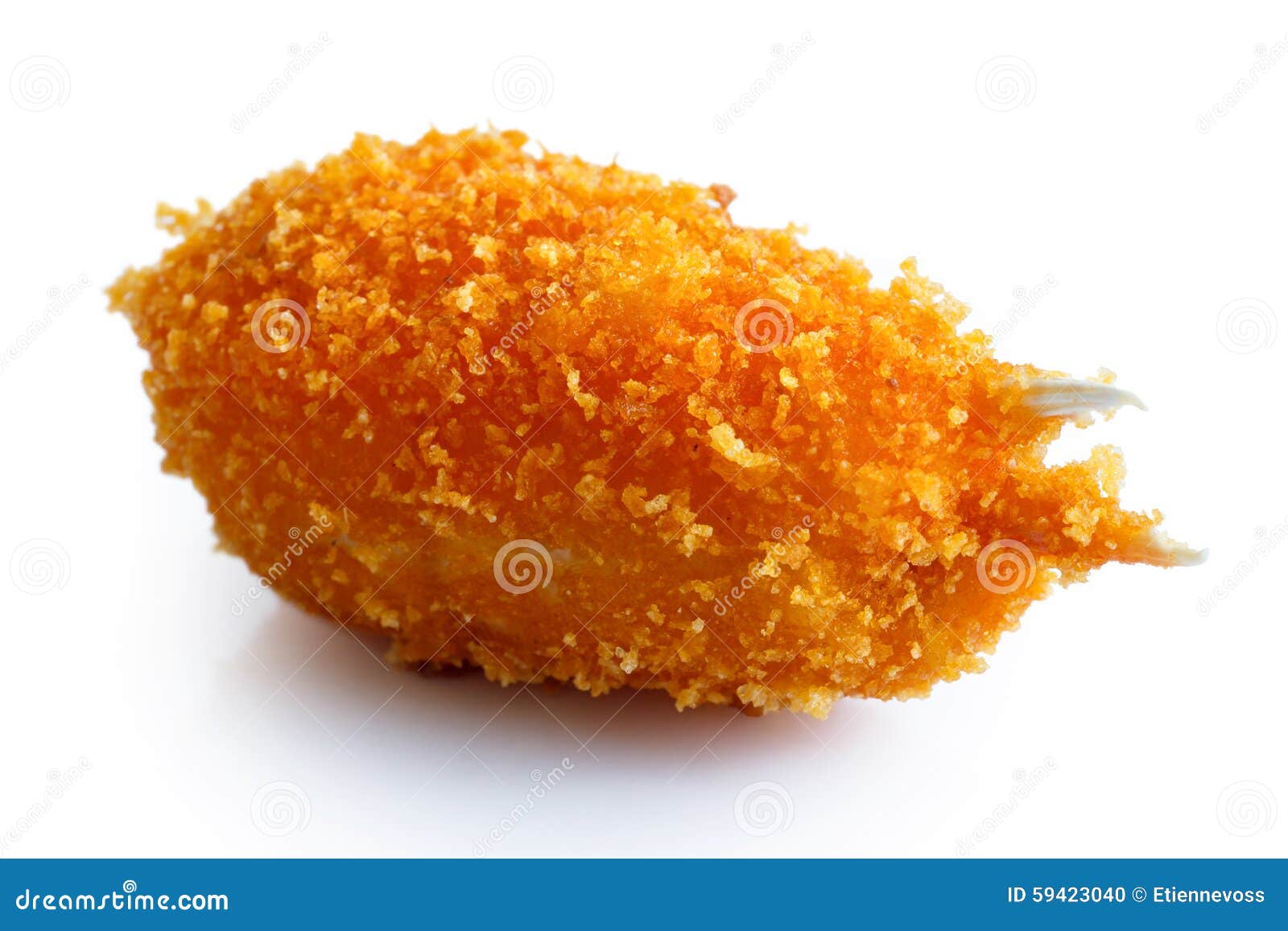 Fried Breaded Surimi Crab Claws. Stock Photo - Image of processed ...