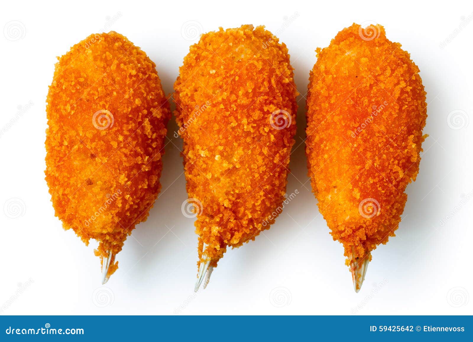 Fried Breaded Surimi Crab Claws. Stock Photo - Image of crumbs, seafood ...