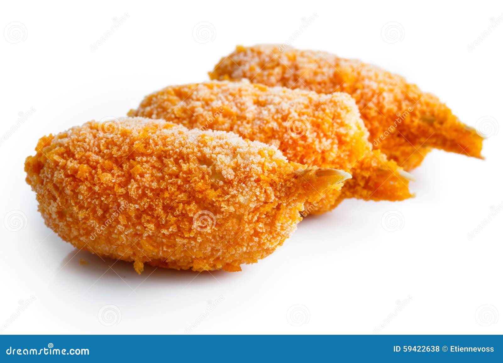 Fried Breaded Surimi Crab Claws. Stock Photo - Image of frozen, crumbs ...