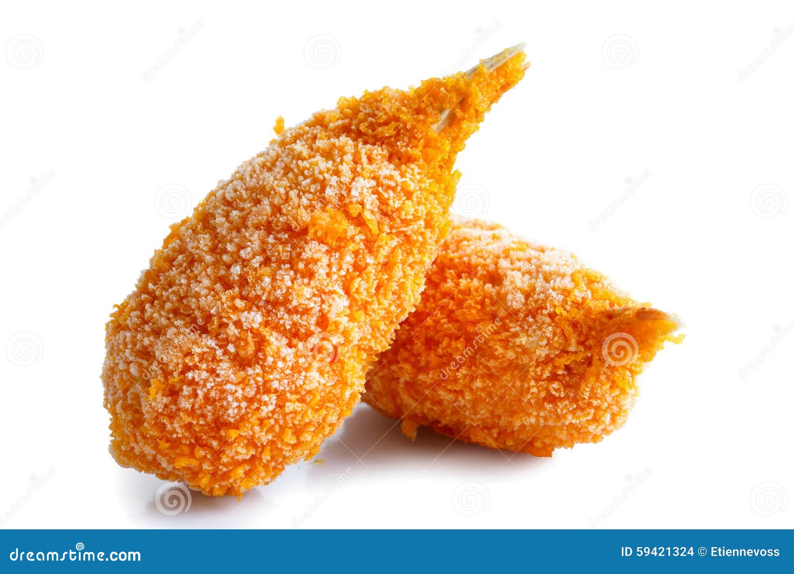 Fried Breaded Surimi Crab Claws. Stock Photo - Image of frozen, closeup ...