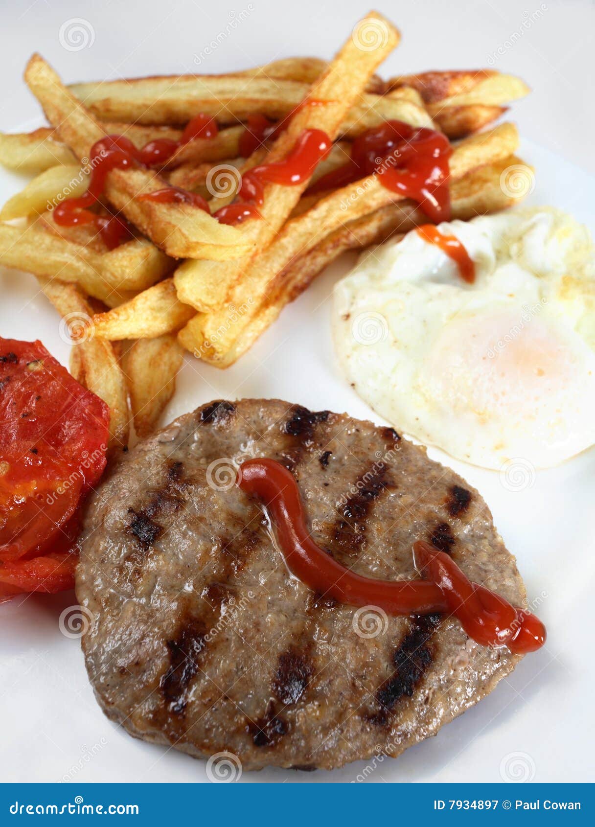 Fried breakfast stock image. Image of fried, breakfast - 7934897