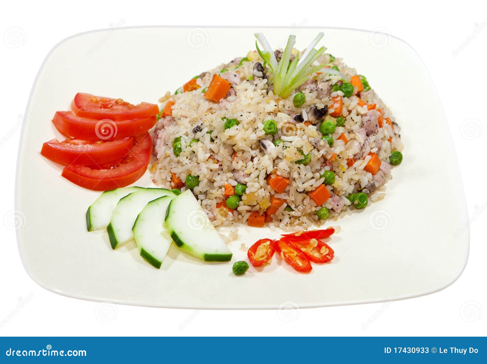 Fried broken Rice stock image. Image of cooked, fried - 17430933