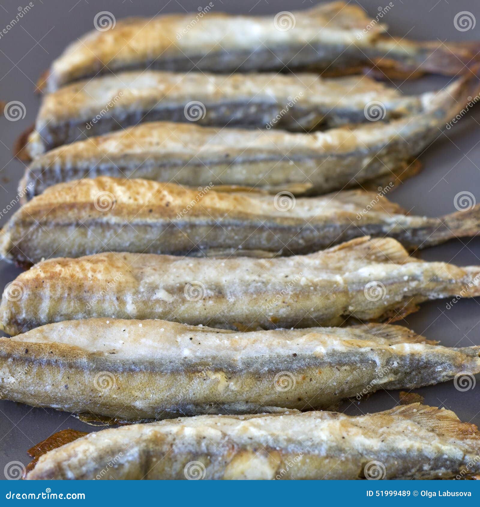Fried capelin on the table stock image. Image of inexpensive - 51999489
