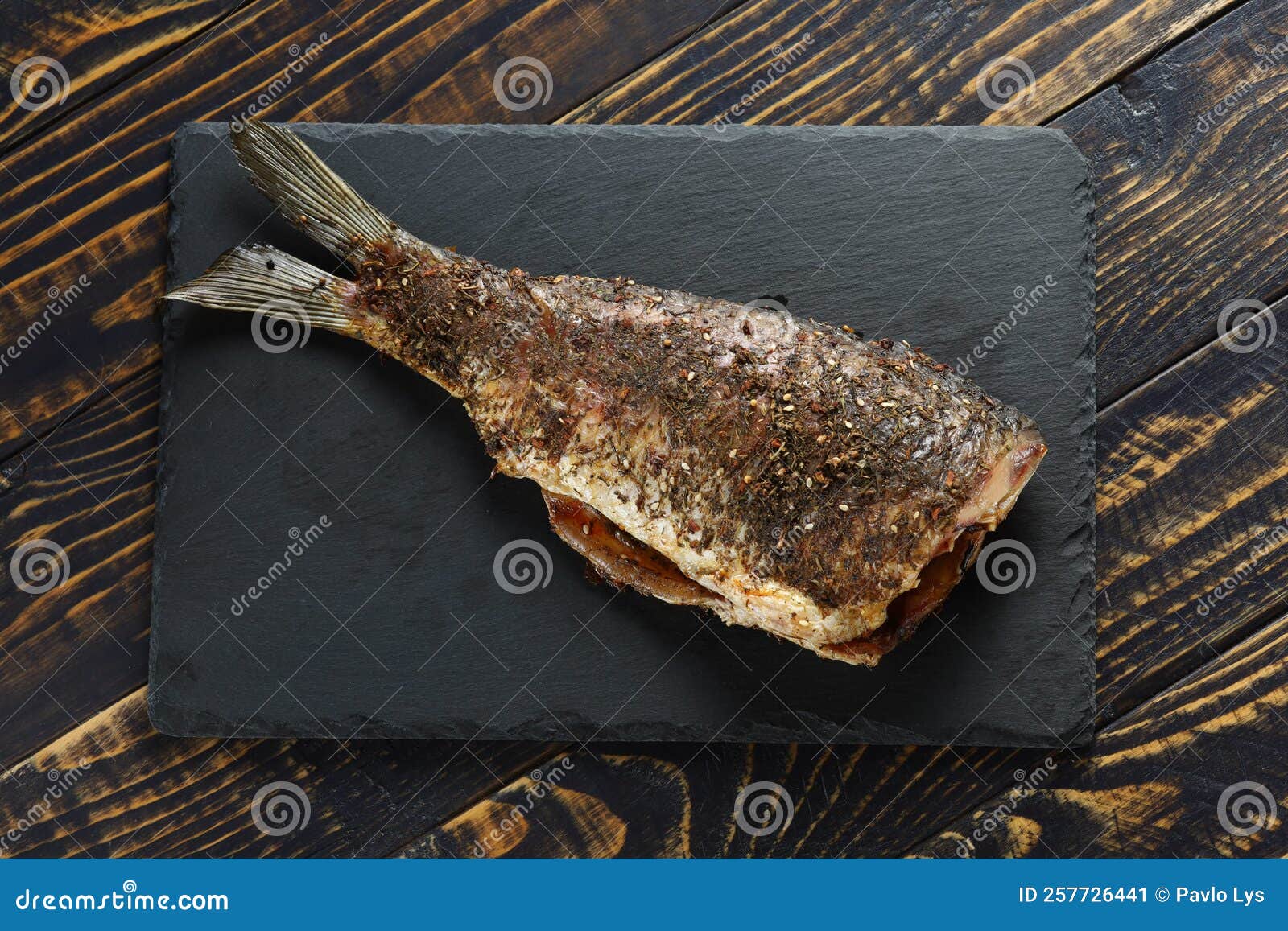 Fried Carp Fish on the Table Stock Image - Image of carp, ingredient ...