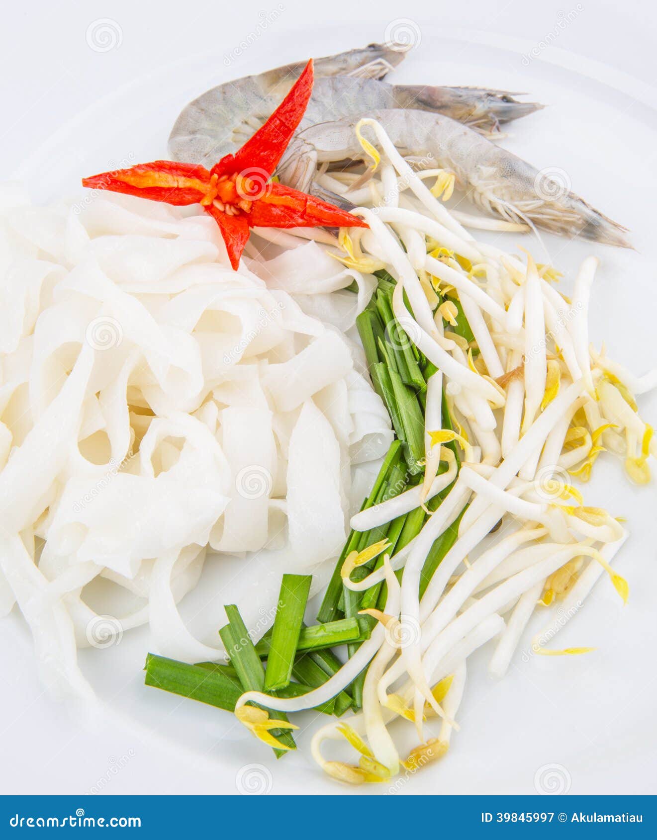 Fried Char Kway Teow Ingredients VII Imagem de Stock - Imagem de prato ...