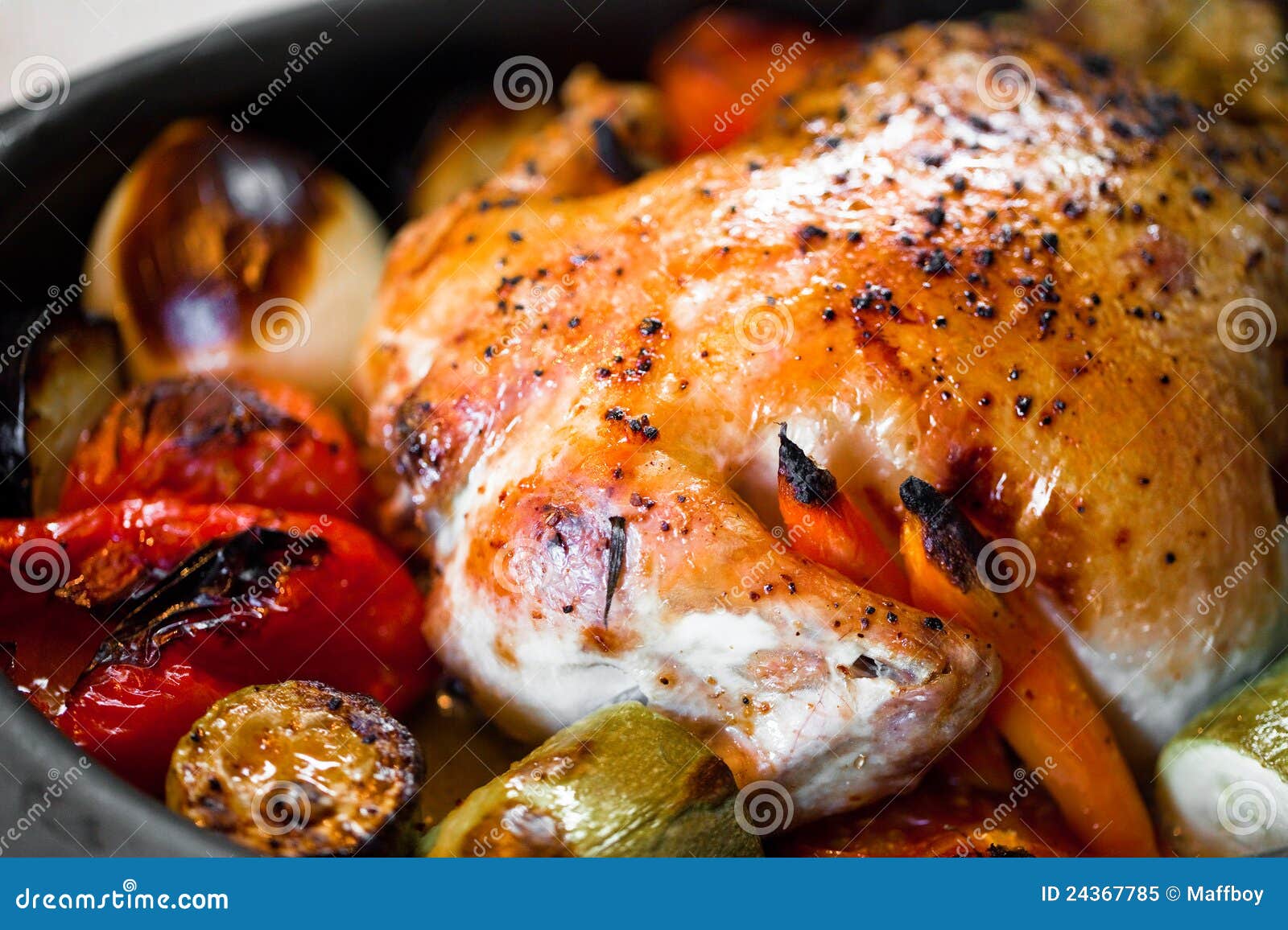 Fried chicken stock image. Image of poultry, barbecue - 24367785