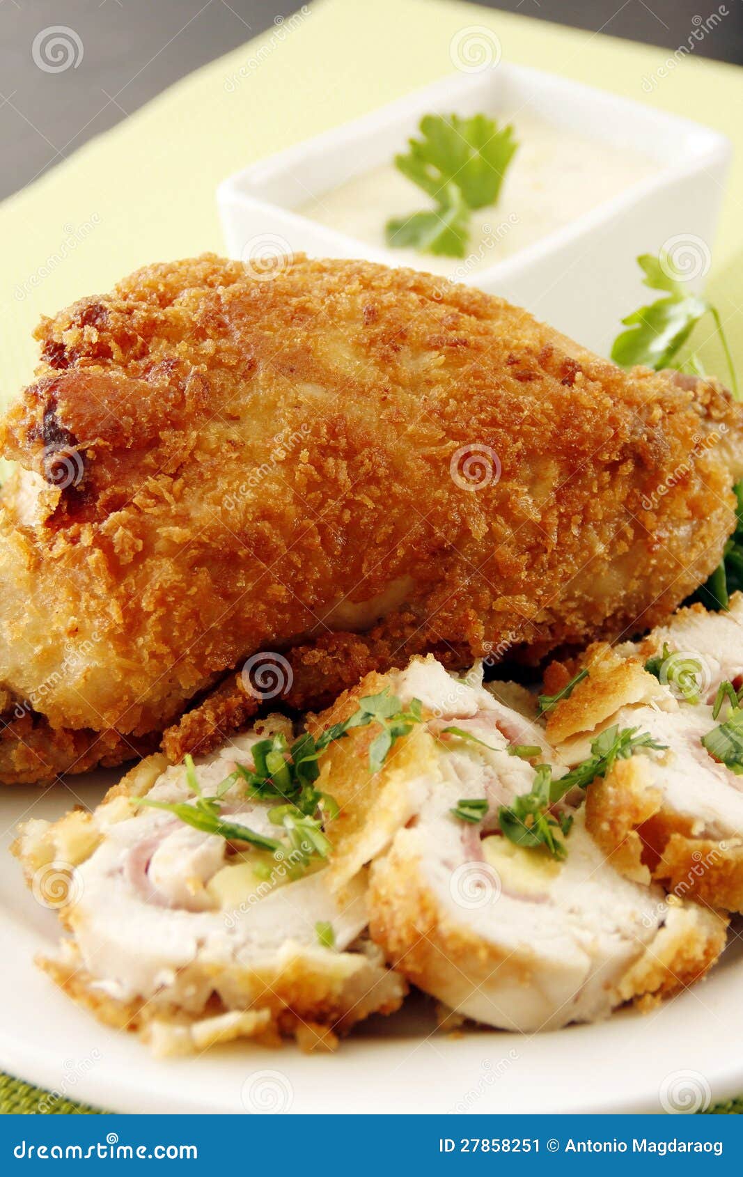 Fried chicken stock image. Image of freshness, crispy - 27858251