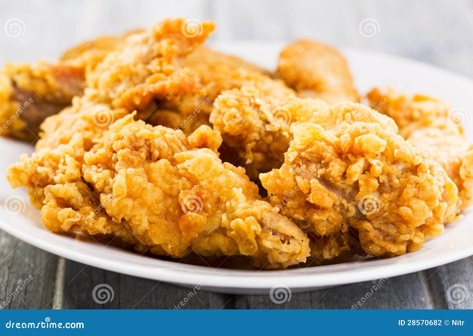 Fried chicken stock photo. Image of country, poultry - 28570682