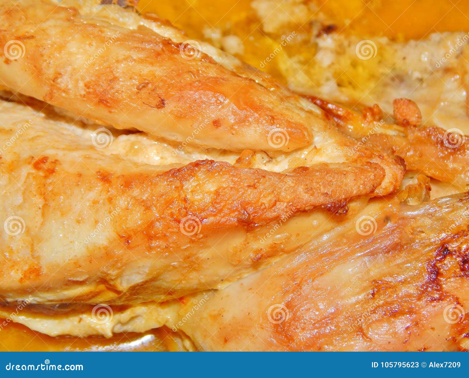 Fried Chicken Close-up Texture Stock Image - Image of background, fried ...