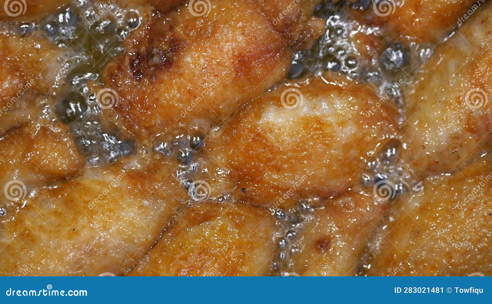 Fried Chicken in Deep Fry Outdoor Stock Video - Video of meal, grilled ...