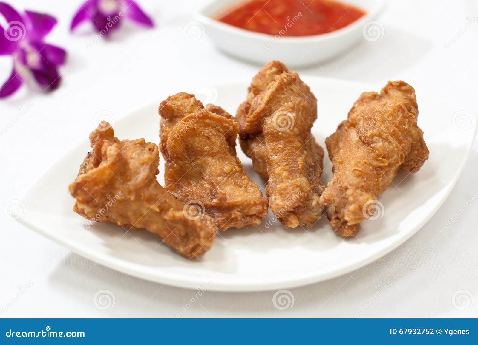 Fried Chicken Drumlets stock photo. Image of legs, crispy - 67932752