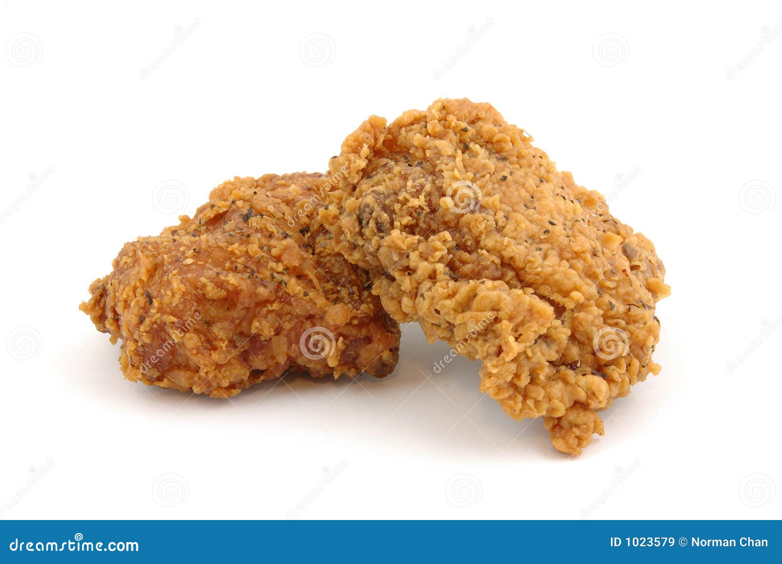 Fried Chicken (Garlic & Herb) Stock Image - Image of crisp, fried: 1023579
